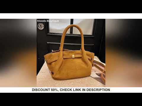 MOODS Burgundy Round Top-handle Bags For Women Soft Suede Shoulder Cross Body Cloud Bag 2024 Luxury