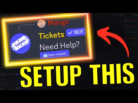 EASY Ticketsbot Setup For Discord!