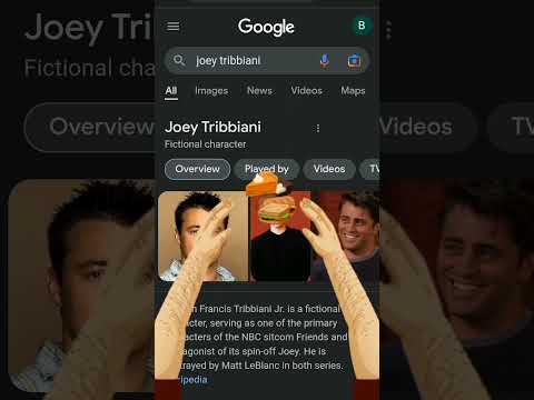 Google Tricks π²π²π²search joey tribbiani