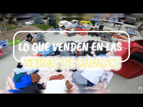 LO QUE VENDEN EN USA 🇺🇸 / COMPRAS EN LAS VENTA DE GARAGE / GRAN VENTA DE PATIO 🇺🇸