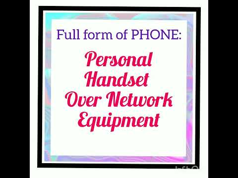 Know the full form of PHONE | # intersting|#know the unknown|#shorts |