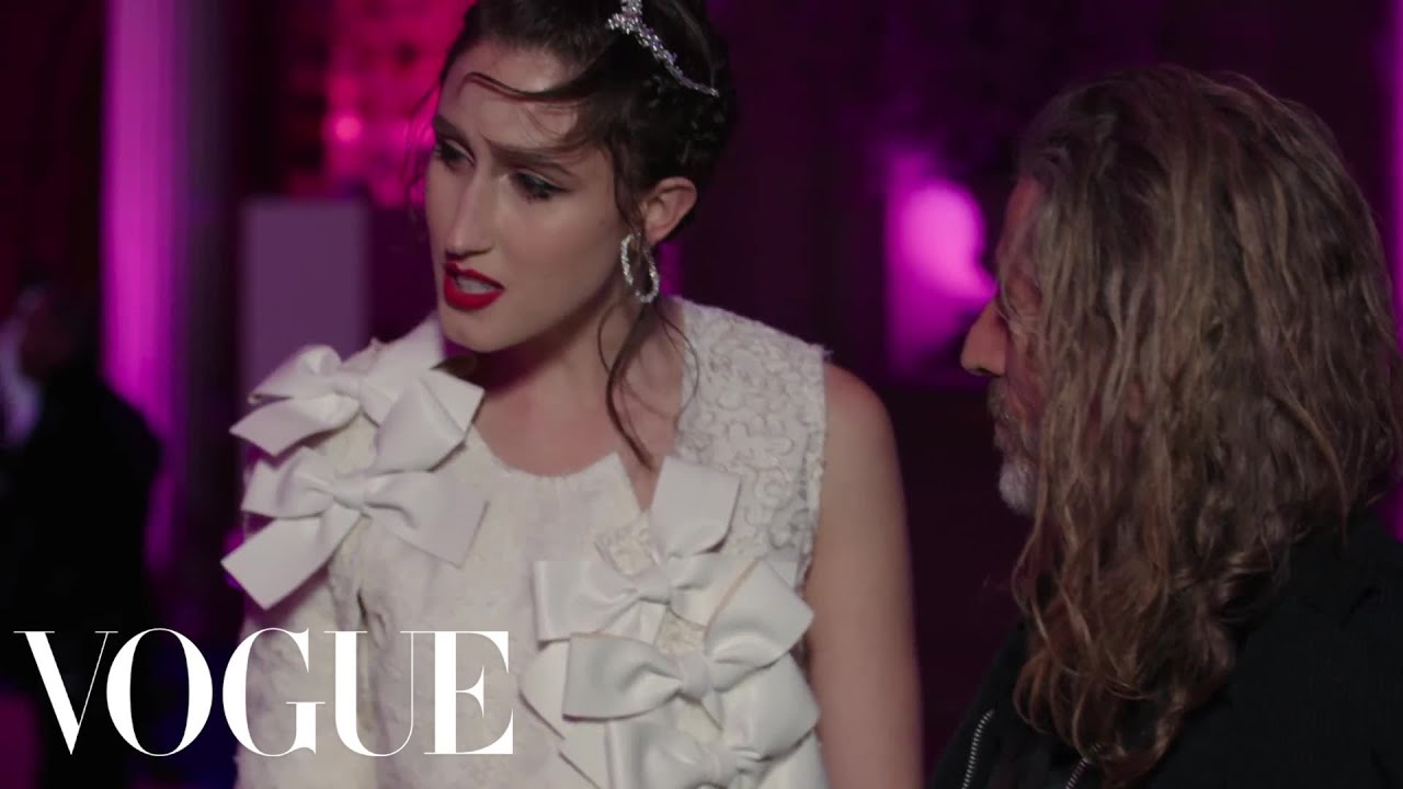 Model Anna Cleveland Shows Off Her Stunning Comme des Garcons Dress | Met Gala 2017