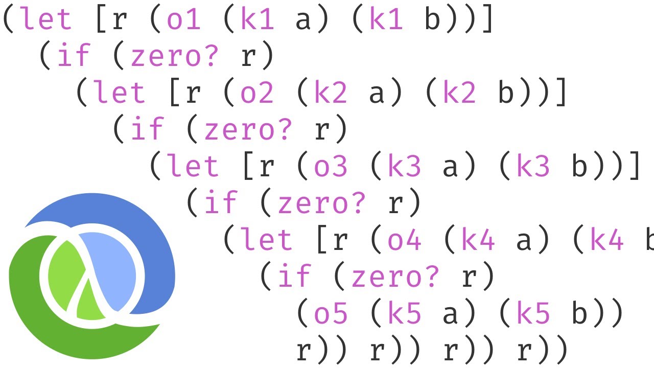 Clojure macros by example: recursive comparison chaining