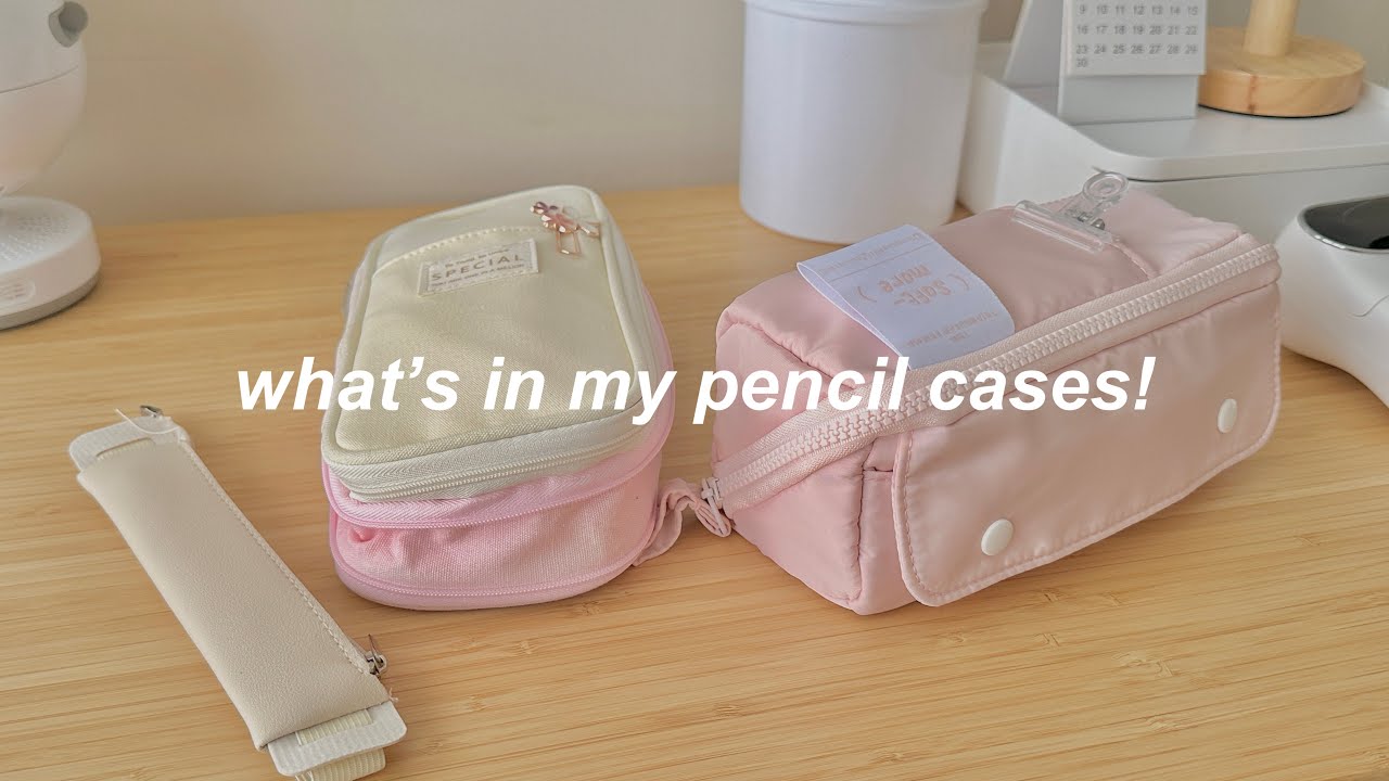 what’s in my pencil cases ˚ · • .   🎀 stationery recommendations | school edition ♡