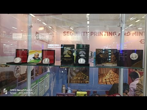 SPMCIL Stall in India international Trade Fair 2022 in #delhi #iitf2022 in #proof #unc and #coin