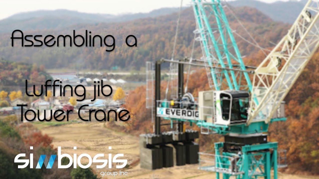Assembling a Luffing Jib Tower Crane