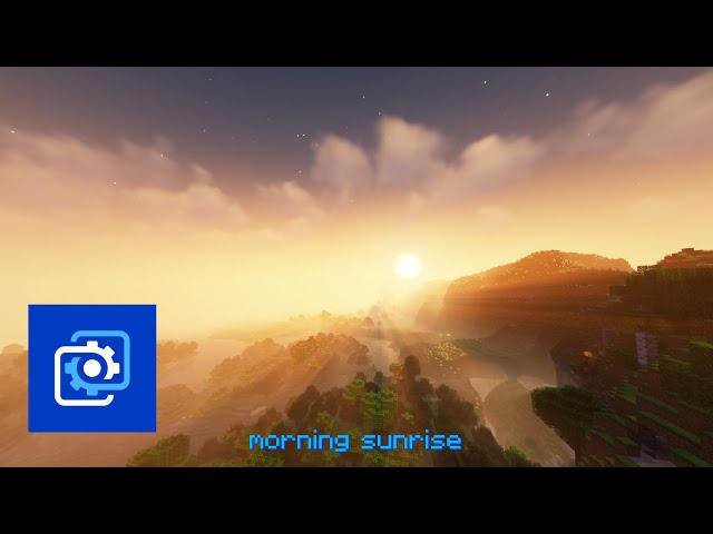 2023 / Minecraft Live Wallpaper / Morning Sunrise (Available in ...