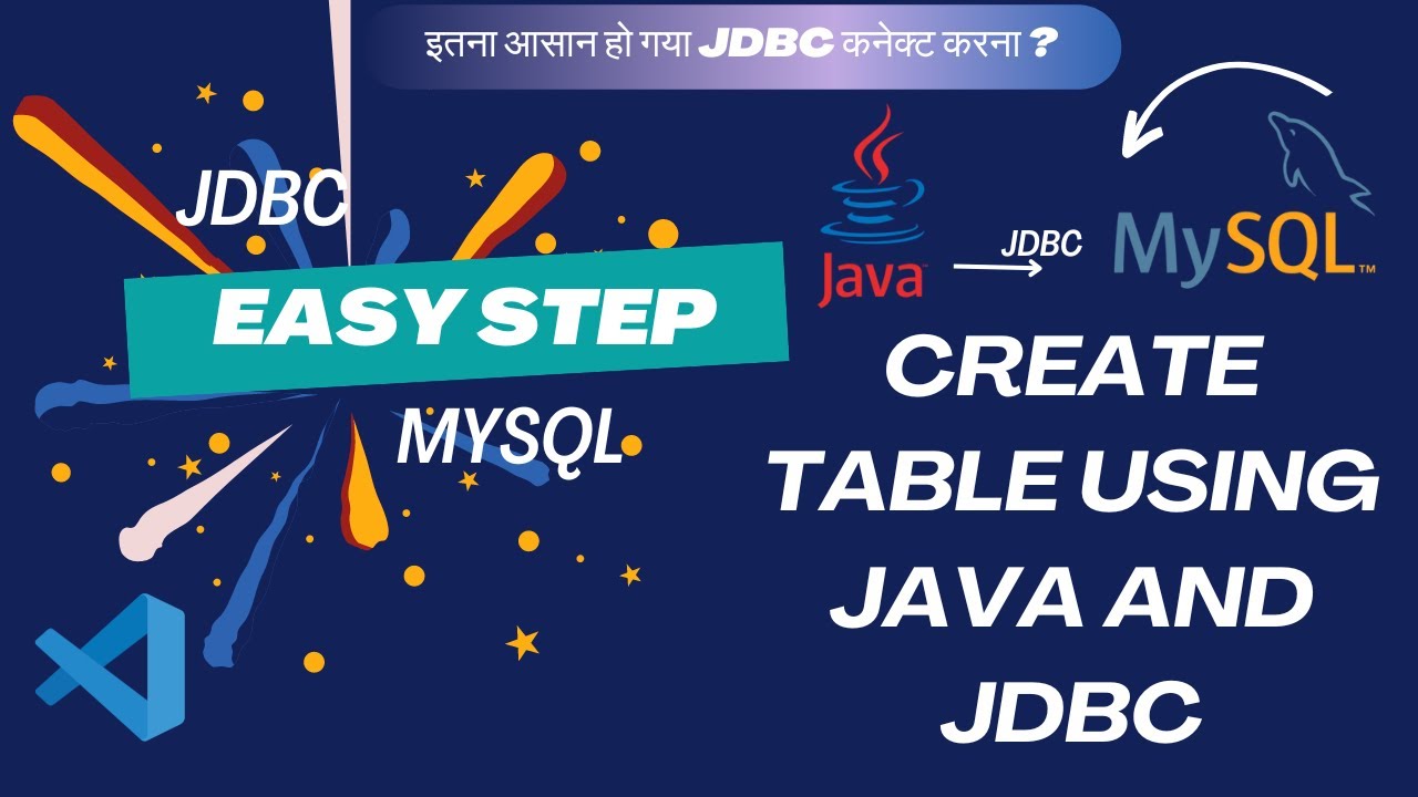 Step-by-Step: Create Table using Java and JDBC in VS Code & also from MySQL Shell