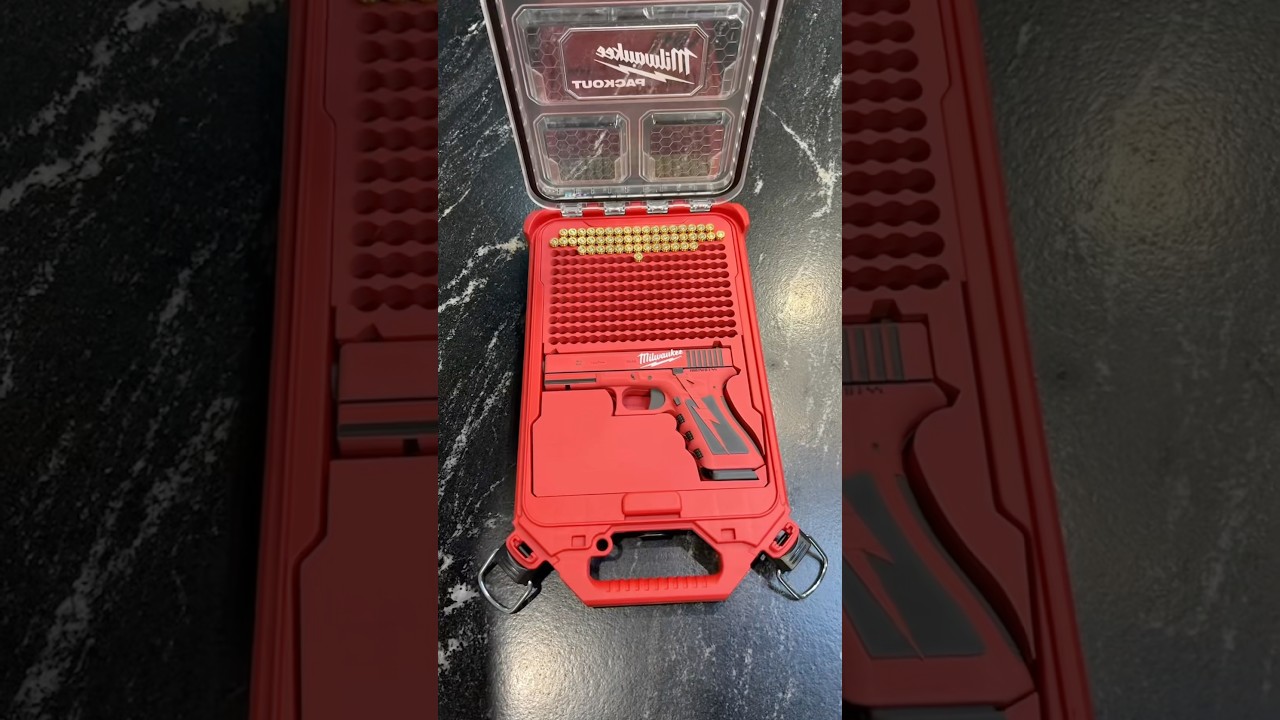 MilGlockee Slim Packout Insert, full size prop Glock #milwaukee #milwaukeetools #glock