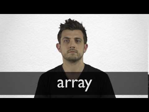 ARRAY Synonyms | Collins English Thesaurus