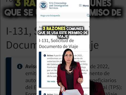 ¿Como solicitar el Advance Parole para viajar siendo beneficiario de DACA? #paralegalpetramelendez