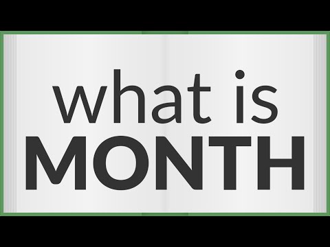 Month | meaning of Month