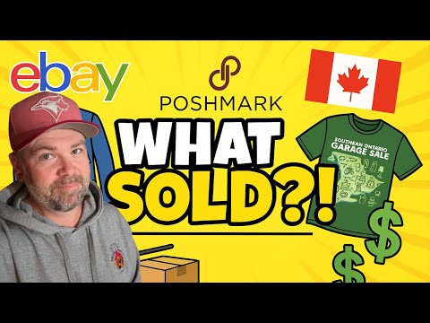 What SOLD on eBay & Poshmark from Canada! | Reseller Hustle, Eh?
