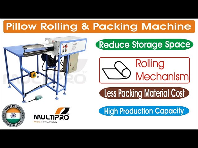 Pillow Roll Packing Machine - Pillow Bunch Packing Machine / Pillow ...