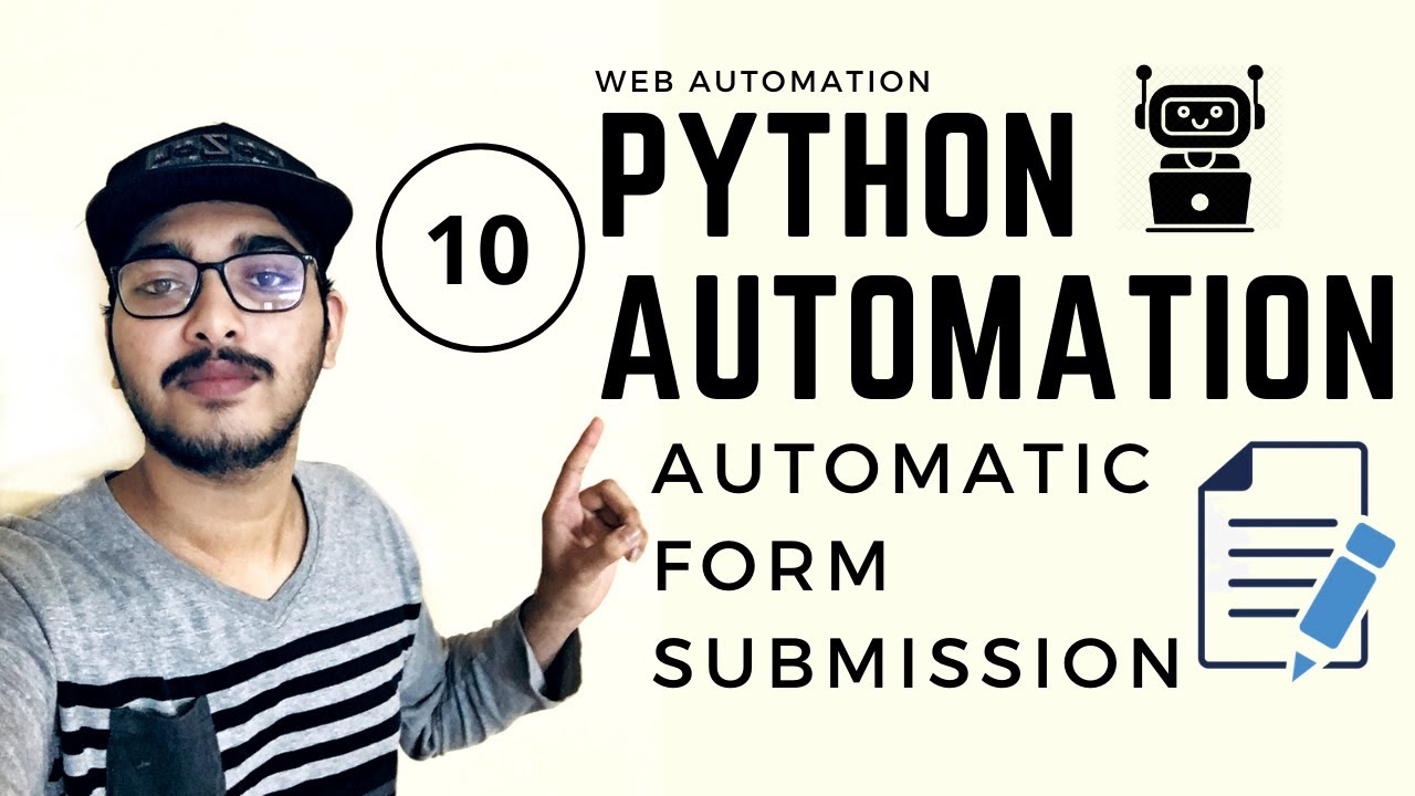 Python Automation | Part 10 : Automatic Form Submission using Python |Python Selenium Web Automation