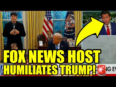 FOX Host RIPS Trump After Musk Gets CONFRONTED At Oval Office🚨 ...