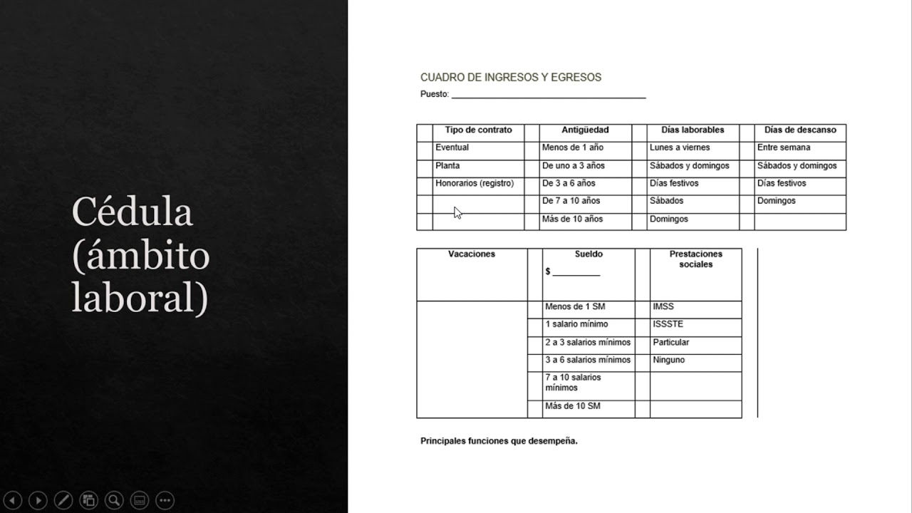 Elaboración de estudios socioeconómicos
