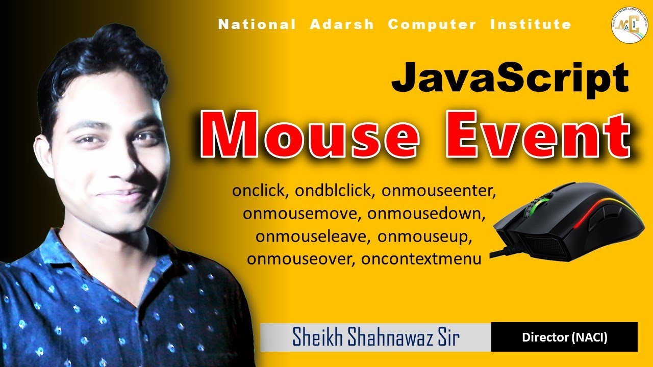 Mouse Events in #JavaScript #javascripttutorials #javascripttips