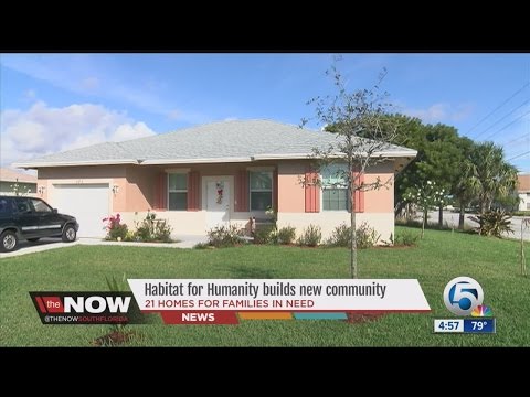 Habitat for Humanity builds new community