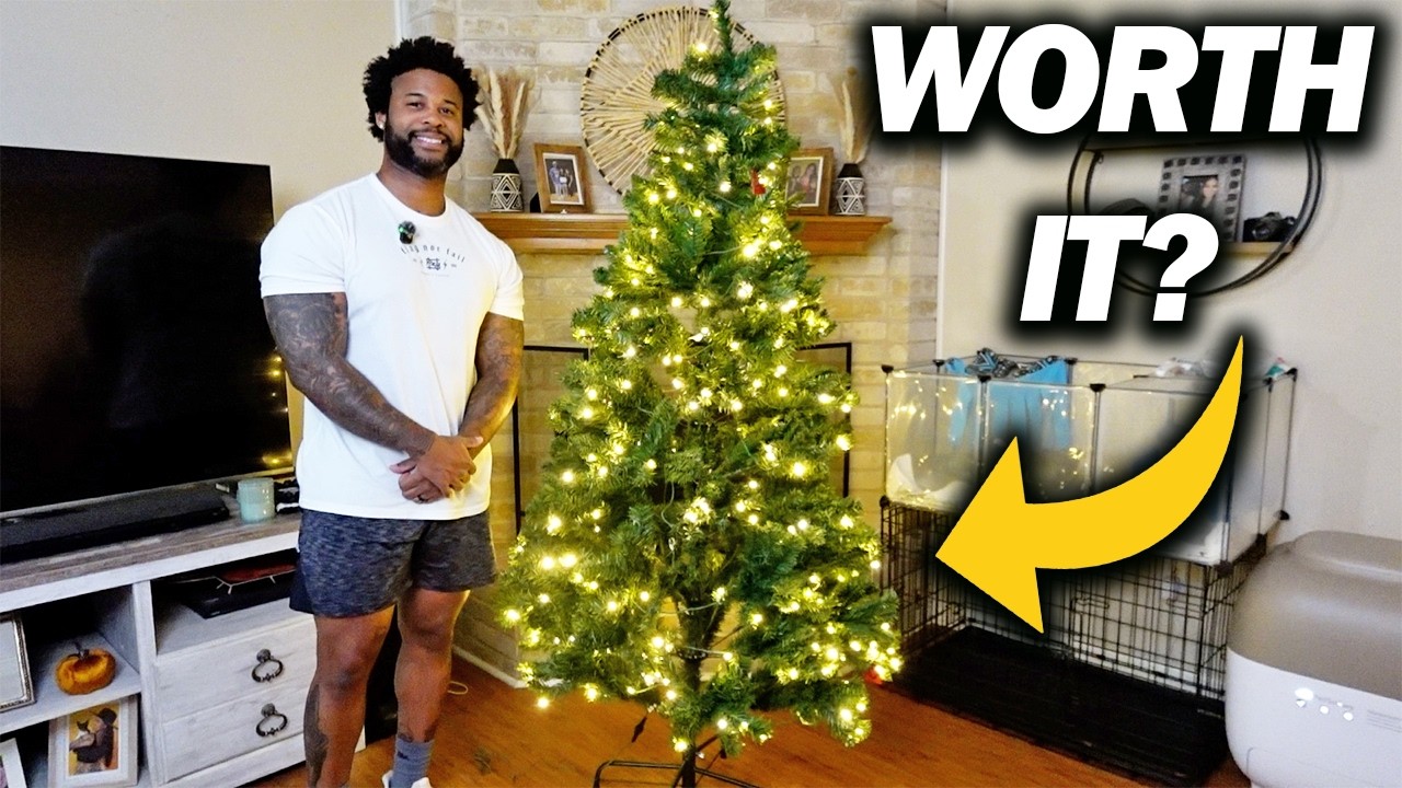SHareconn 6FT Pre-Lit Christmas Tree Unboxing, Setup & Review | Amazon Christmas Finds