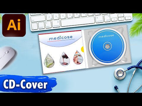 How to Design CD Cover In illustrator URDU/HINDI