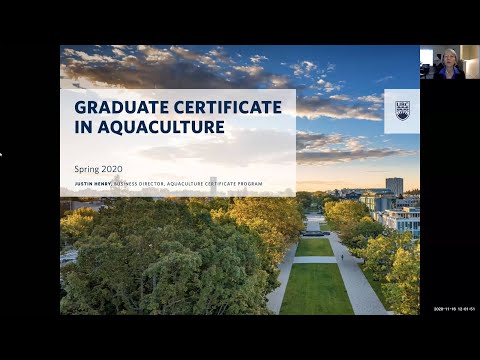 UBC Graduate Certificate in Aquaculture Info Session