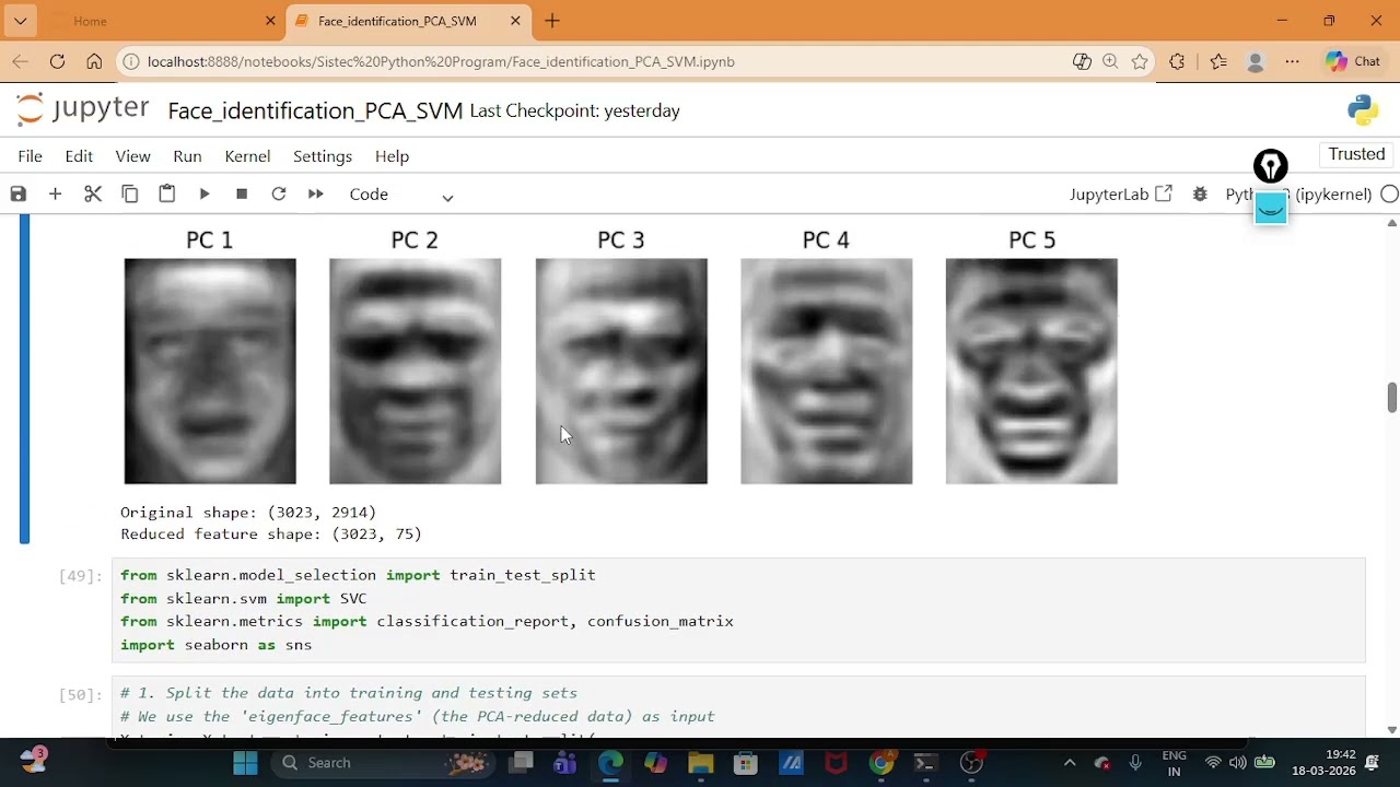 FR PCA SVM