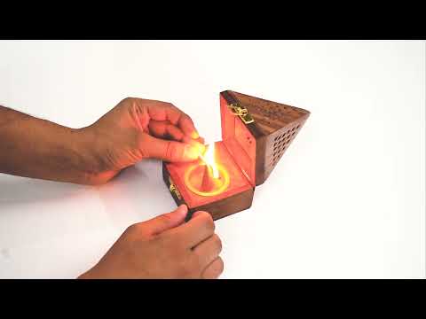 Pyramid Shape Dhoop Agarbatti Stand Incense Sticks Holder Launched By "ServDharm" - Gagan Dhawan