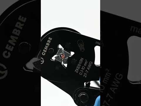 The lightest mechanical crimping tool! 🪶 #crimpingtool #cablemanagement #electricalengineering