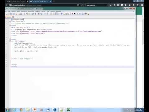 Quick Tips -  using fontawesome