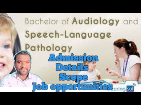 Bsc Audiology and Speech pathology |Course details| Scope| Job opportunities |Tamil| Thunukumootai