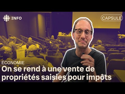 On se rend à une vente de propriétés saisies pour impôts