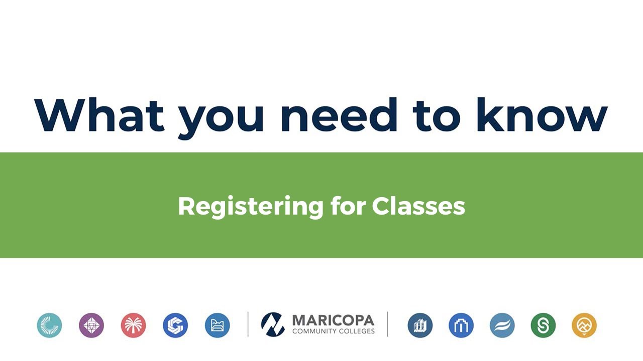 What You Need to Know: Registering for Classes