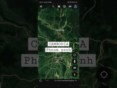 CAMBODIA ON MAP