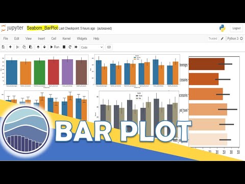 Python Seaborn - 3 |BAR PLOTS in Python Using Seaborn Library with MEAN, MEDIAN, SUM, COUNT agg