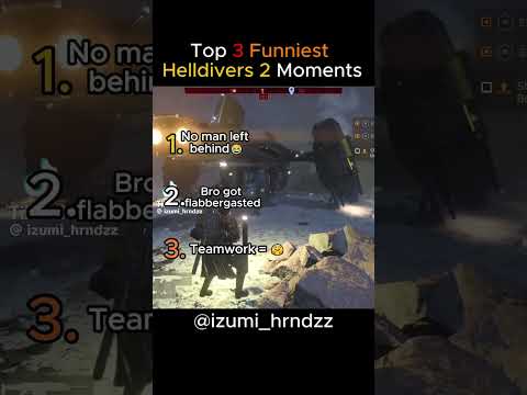 💥 Top 3 Funniest Helldivers 2 Moments 💥