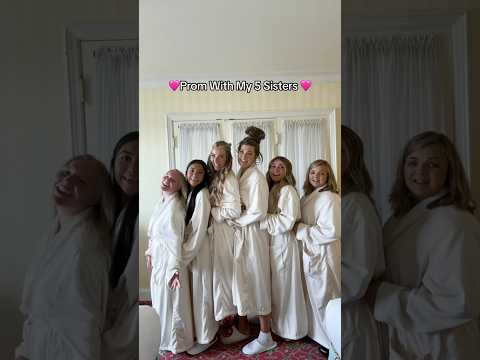 When 6 SISTERS go to PROM together ???????????? #shorts #notenoughnelsons #bigfamily #hugefamily #prom