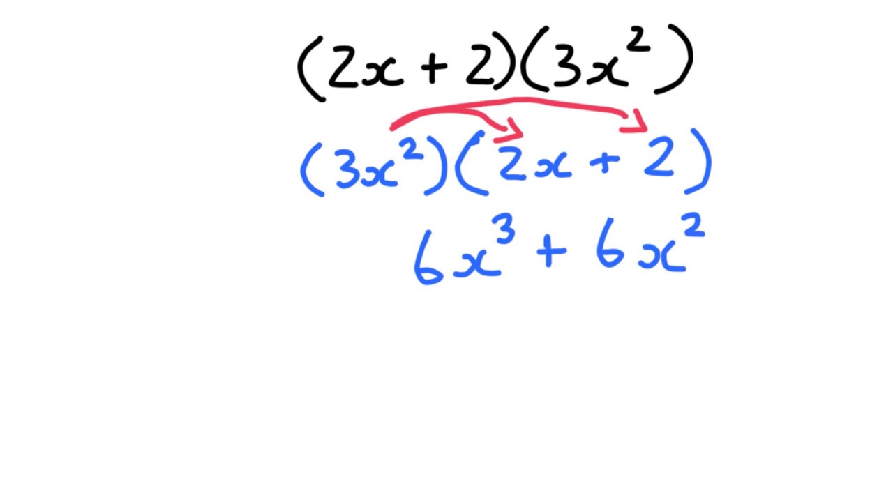 Multiplying Monomials with Binomials