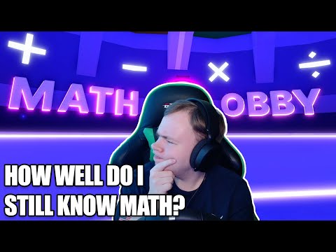 Testing My Math Knowledge On Math Obby!!