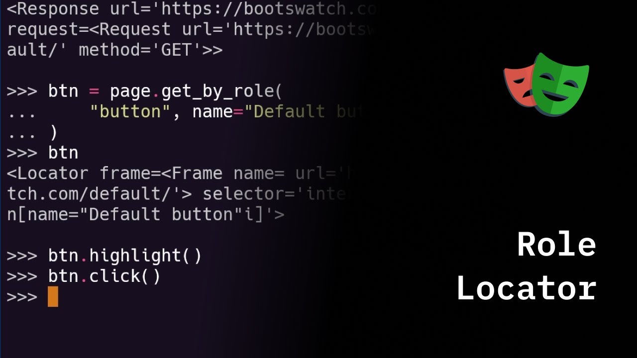Playwright Python - Role Locator