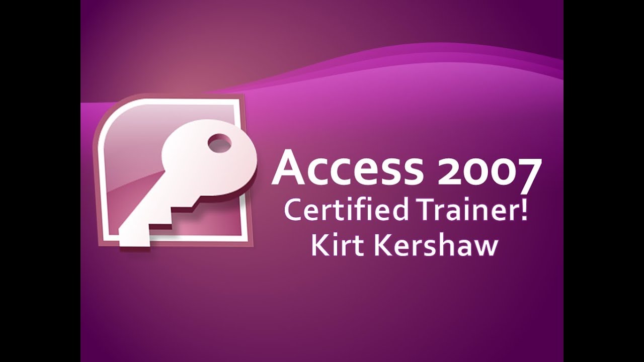 Access 2007: Saved Export