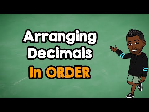 How to Order Decimals