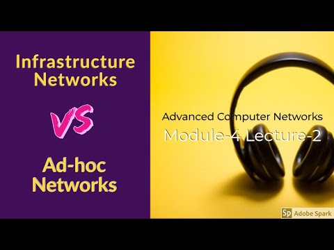 Module-4 Lecture-2 Infrastructure VS Ad-hoc Networks