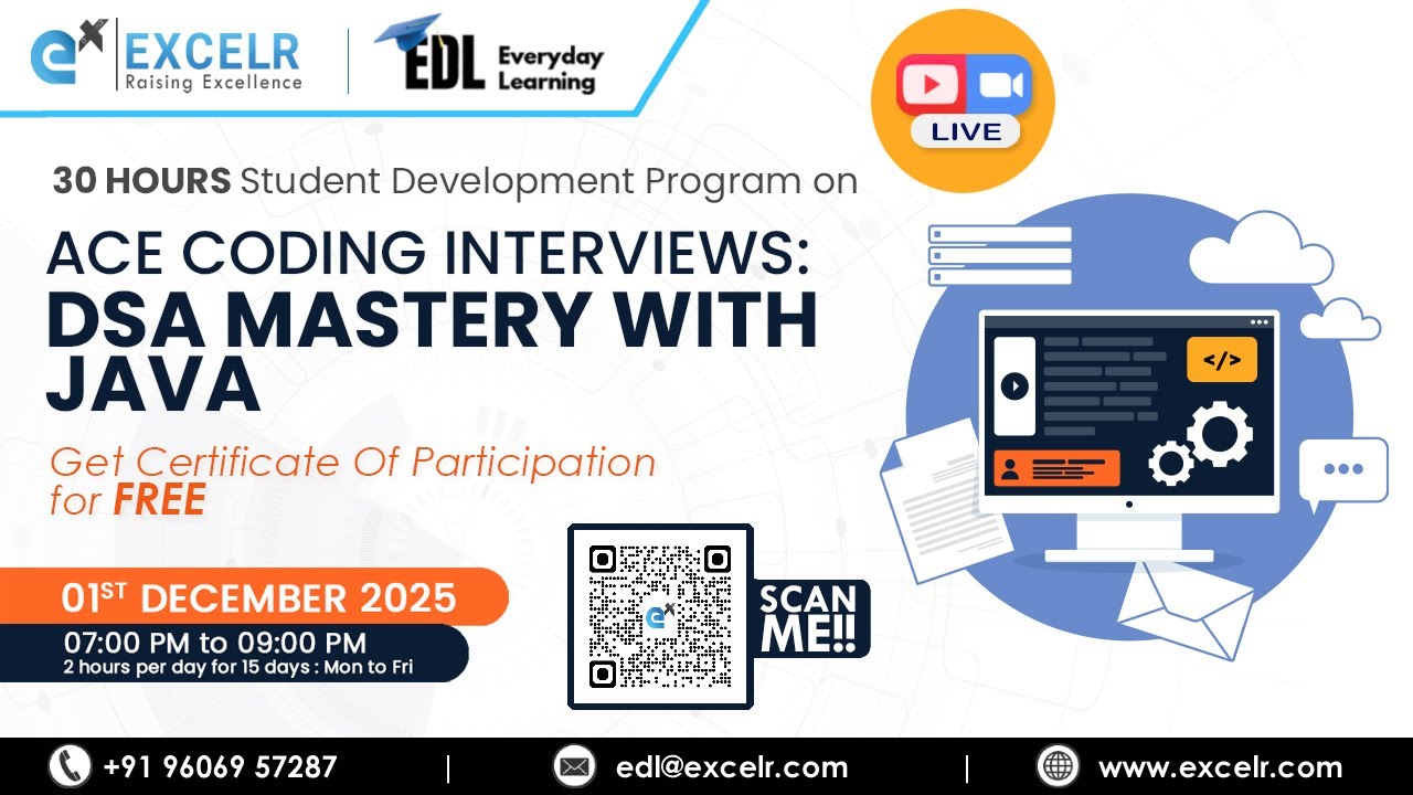 SDP on ACE CODING INTERVIEWS: DSA MASTERY WITH JAVA - Day 1