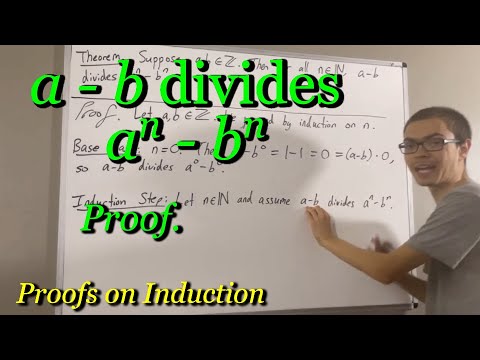 Prove that a - b divides a^n - b^n (ILIEKMATHPHYSICS)