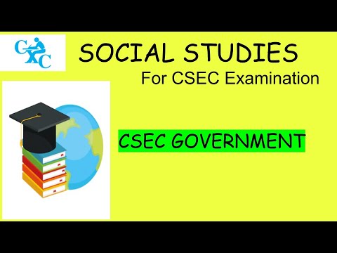 Government for Csec social studies key terms and meanings