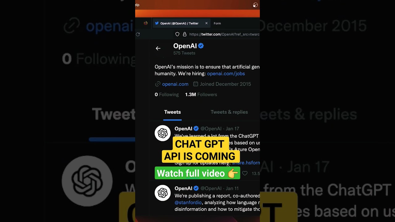 CHATGPT API is coming! #chatgpt #openai #coding