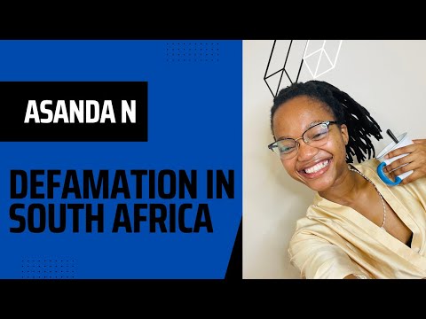 Sued for defamation in South Africa? Free speech? How to defend yourself