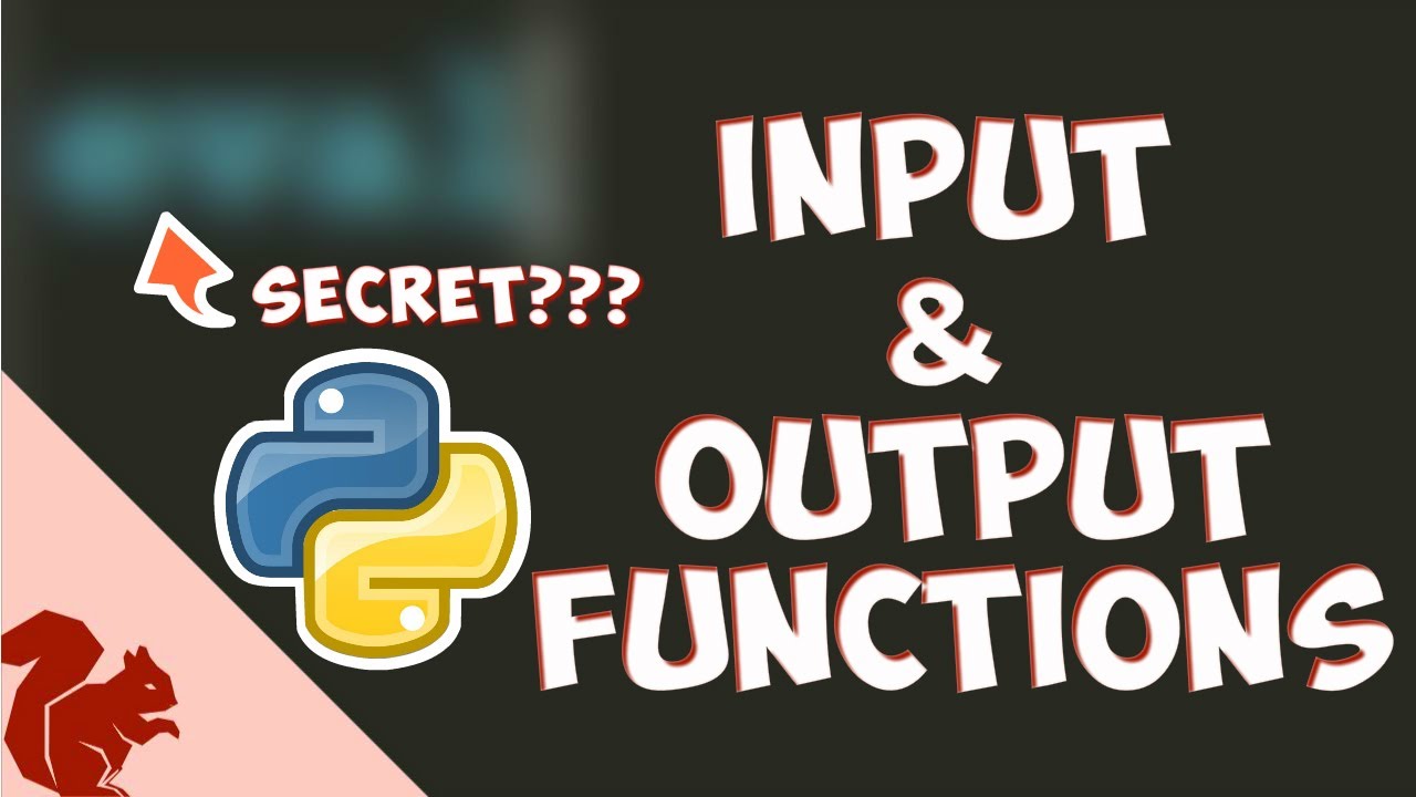 Input and Output functions in Python - ChipTalksComputers