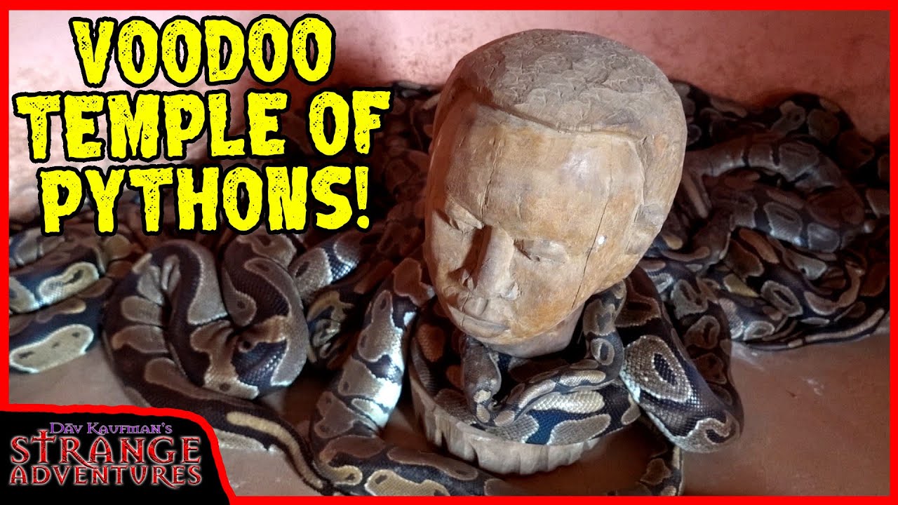 INSIDE THE BALL PYTHON VOODOO TEMPLE IN AFRICA! (Ouidah, Benin, West Africa)